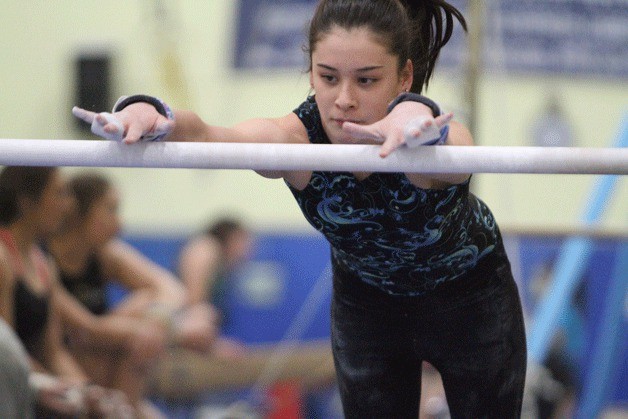Spartan gymnasts win first home meet | Bainbridge Island Review