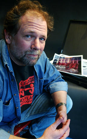 Stolee surfacing at cafe | Bainbridge Island Review