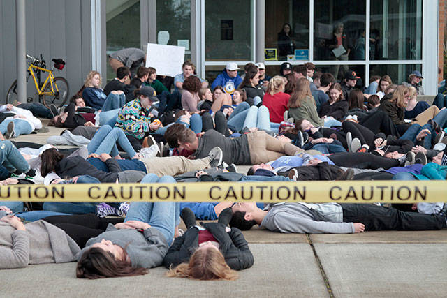 Bainbridge students walk out of class in national day of unity for ...