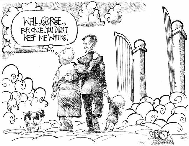 President George HW Bush | A Tribute to 41 in Cartoons | Bainbridge ...