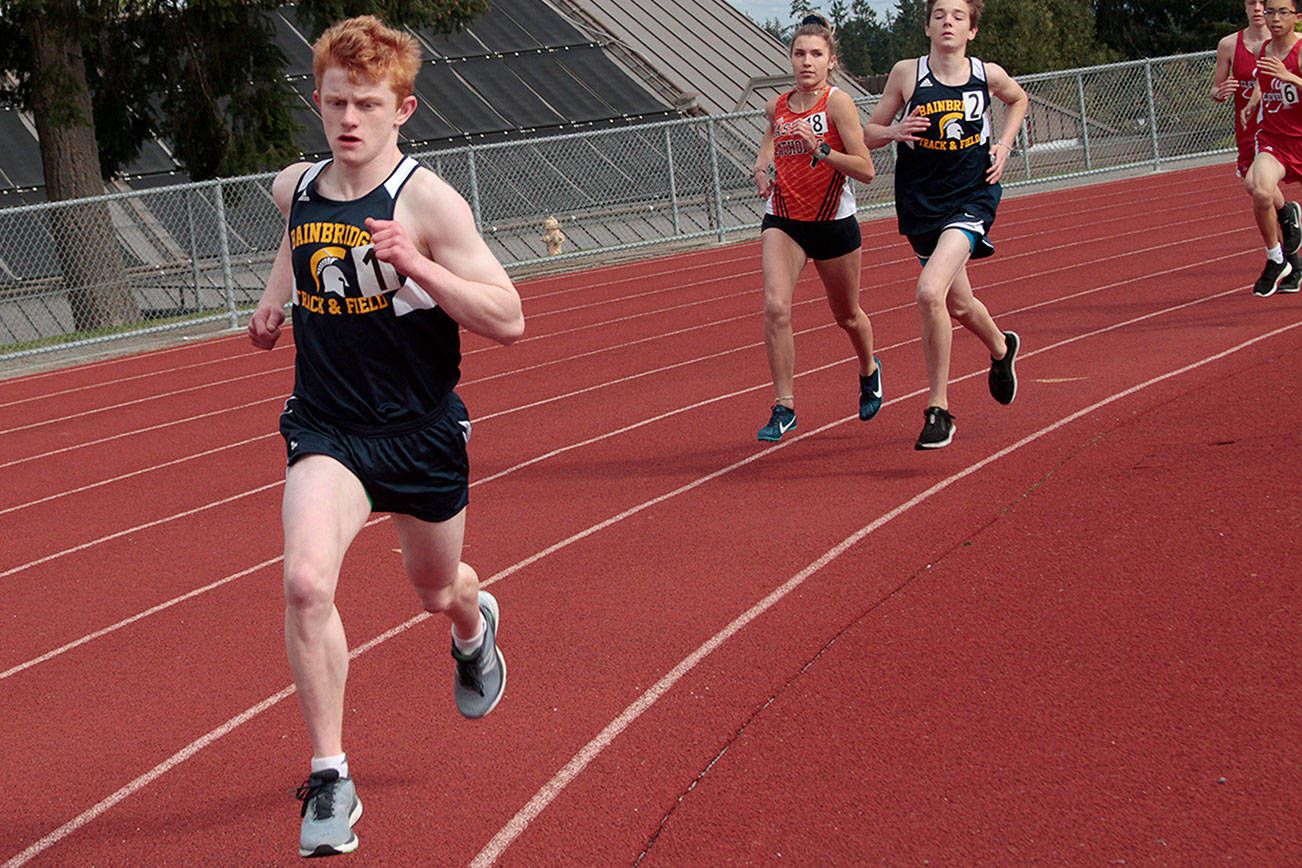 Bainbridge High track-and-field team scores top finishes at three ...