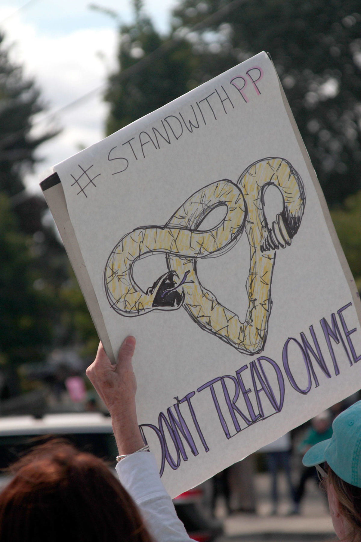 Pro-choice rally takes to Winslow waypoint protesting radical abortion ...