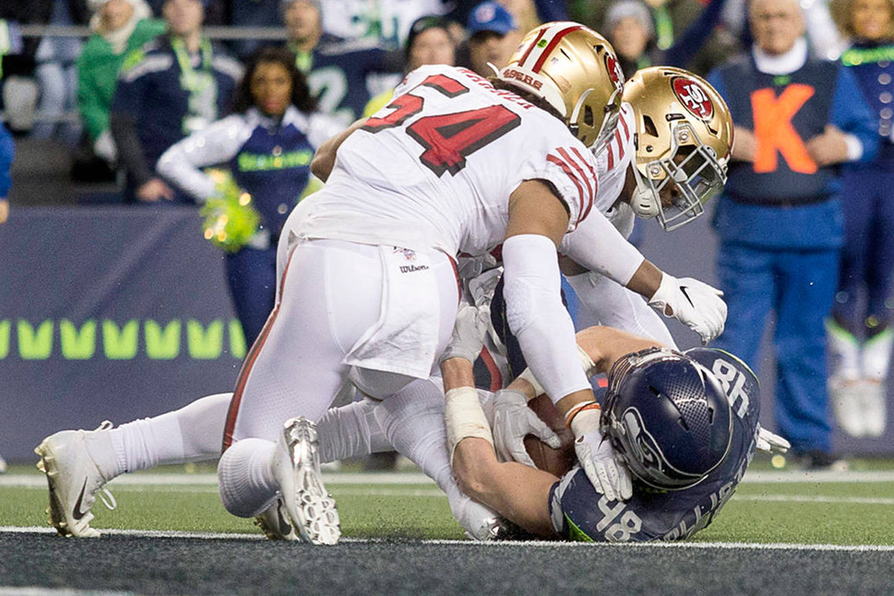 Seahawks fall an inch short of a division championship | Bainbridge ...