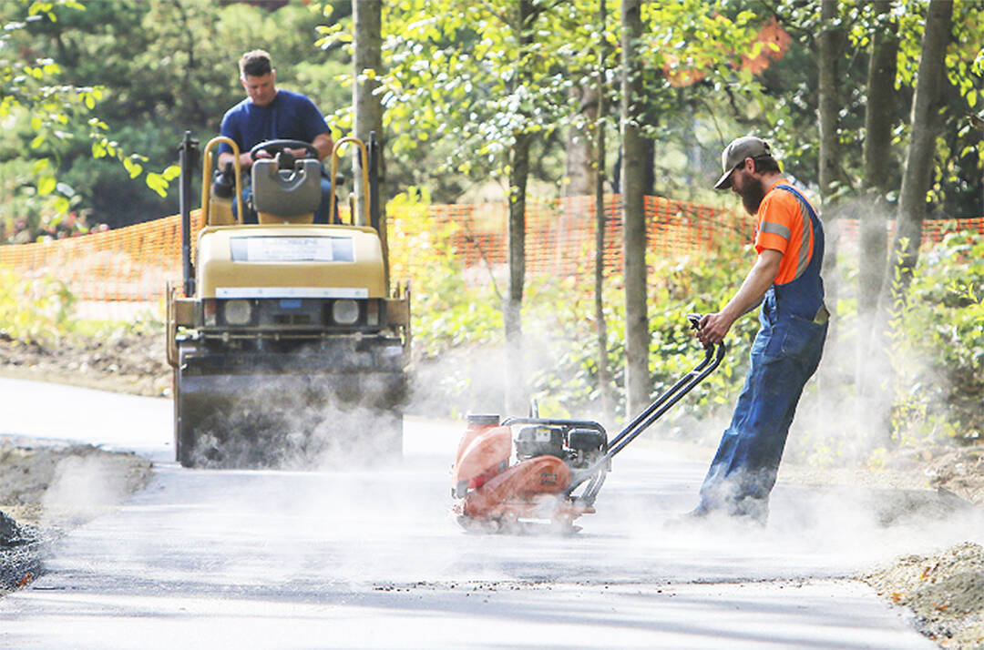 Work finishing off on Sakai Trail | Bainbridge Island Review