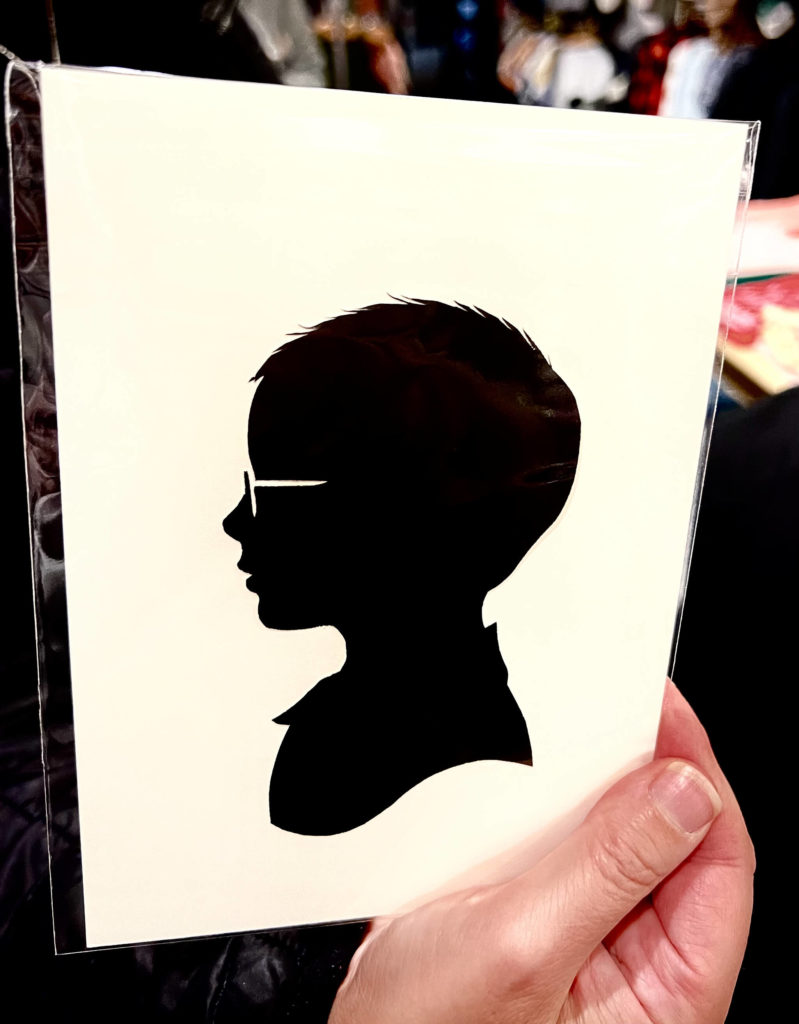 Paper, scissors create silhouette portraits | Bainbridge Island Review