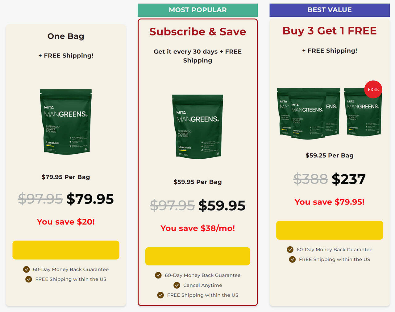 Mita Nutra Man Greens Review: Is It Effective or Cheap Ingredients ...