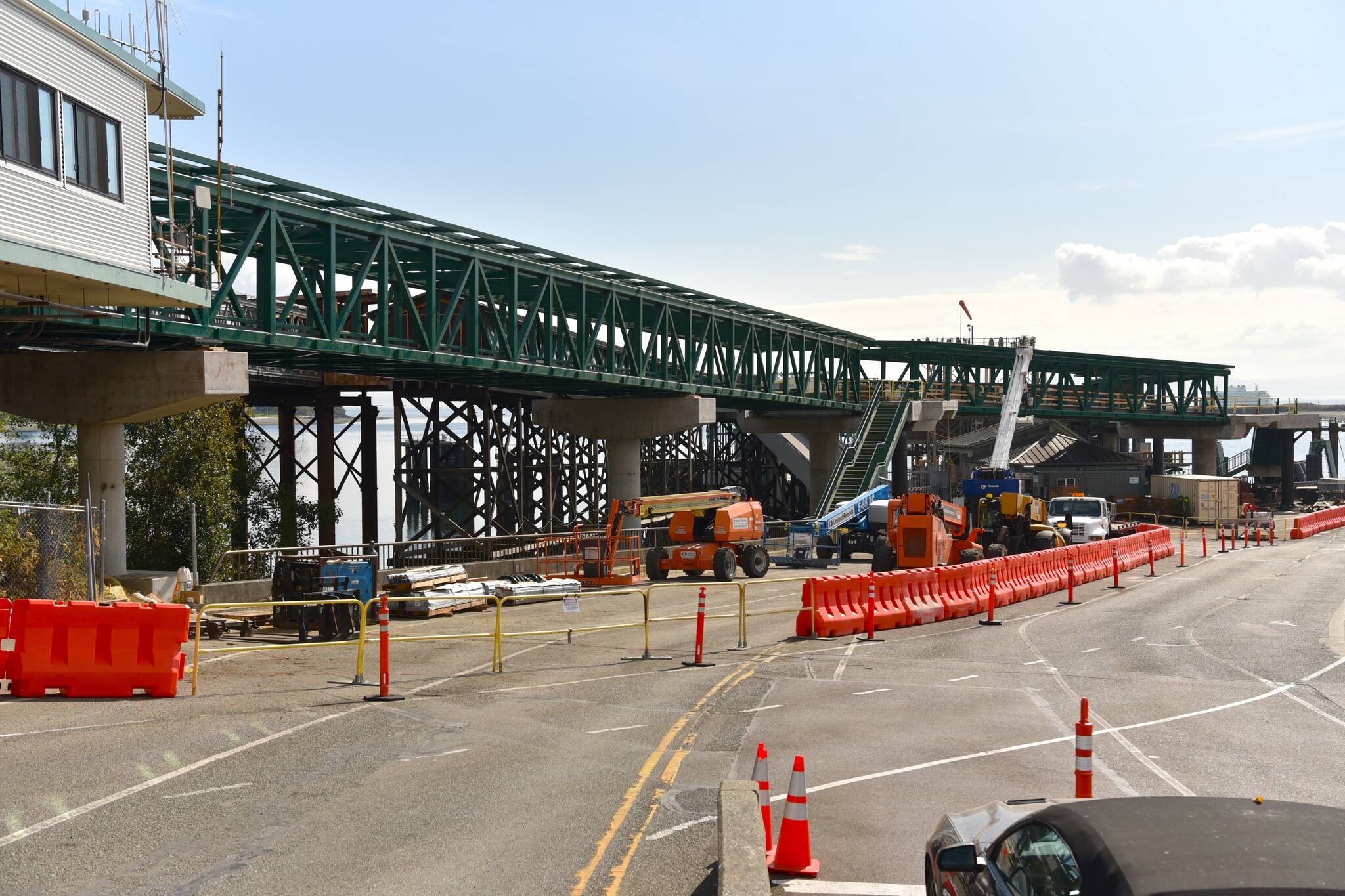 BI ferry walkway taking shape | Bainbridge Island Review