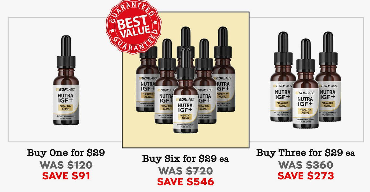 Nutra IGF™+ Reviews: Will GDR Labs Human Growth Hormone (HGH) Formula Work for You? | Bainbridge ...