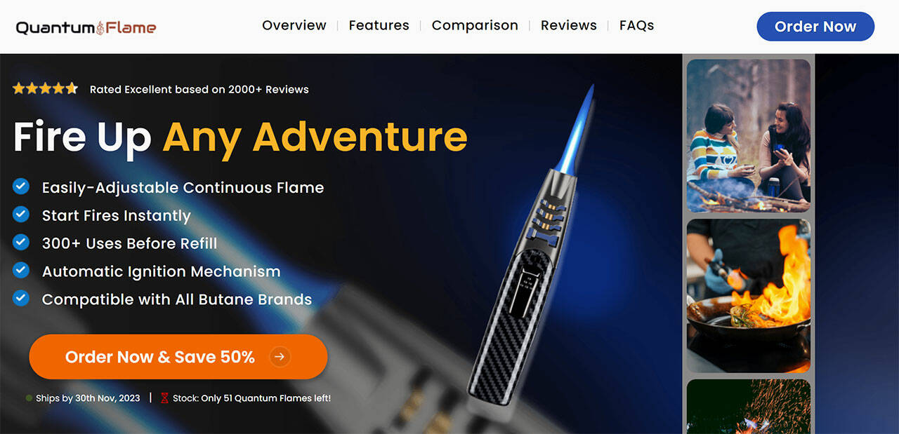 Quantum Flame Reviews - Portable Lighter Worth It or Fake Hype Scam? | Bainbridge Island Review