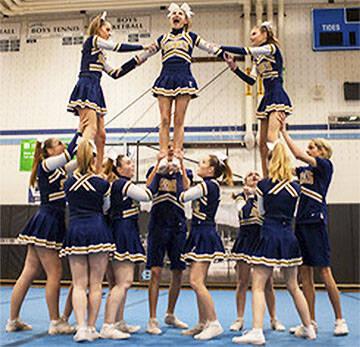 BHS cheer at state | Bainbridge Island Review