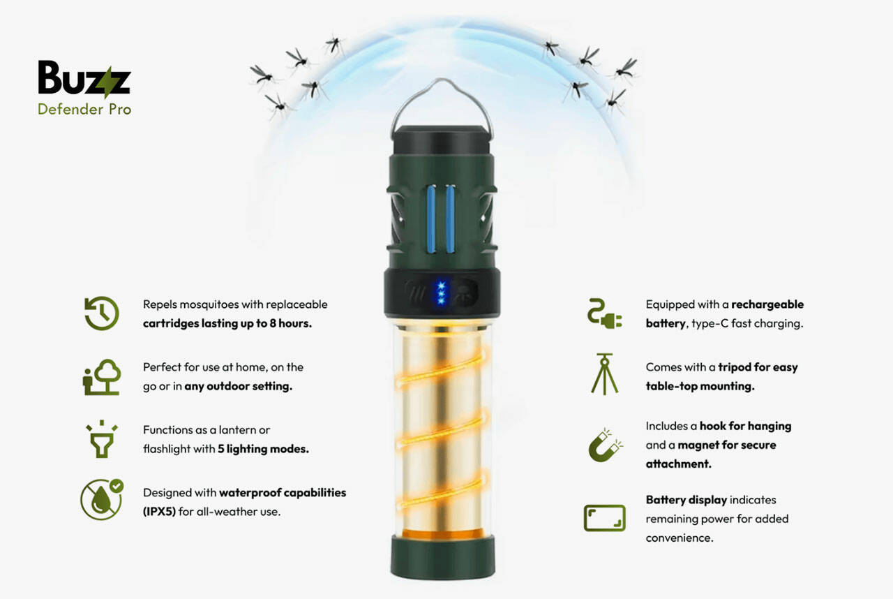 Buzz Defender Pro (Mosquito Repellent Warning) | Bainbridge Island Review