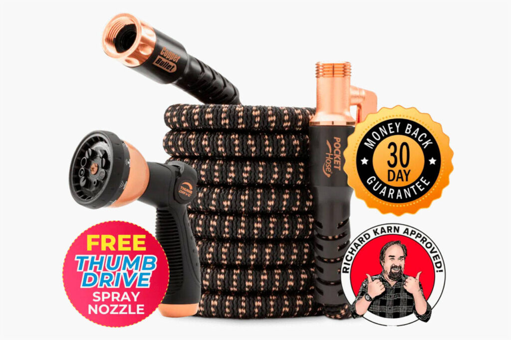 Pocket Hose Copper Bullet – The Expanding and Shrinking Hose for All ...