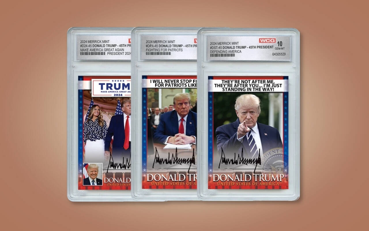 Trump Fighting For America Trading Card Bundle - Worth Spending Your ...