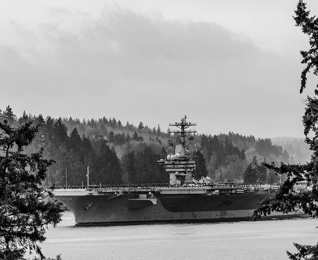 USS Nimitz departs Kitsap one final time | Bainbridge Island Review