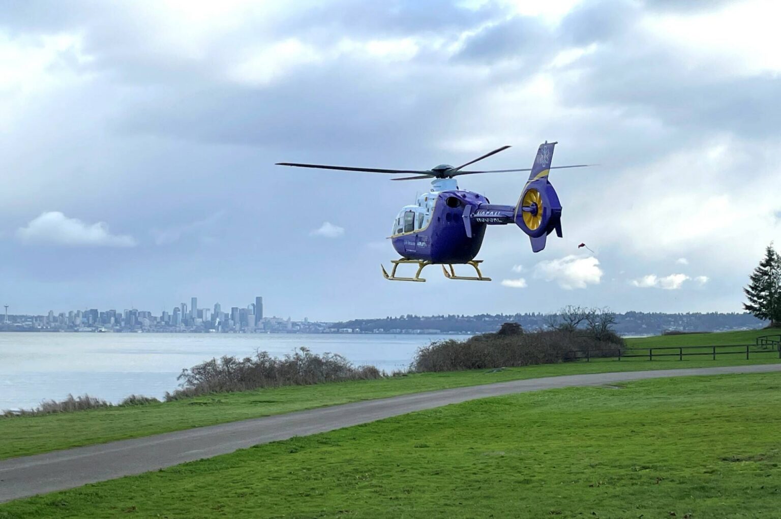 Airlift service vital for transporting patients from BI to Harborview ...